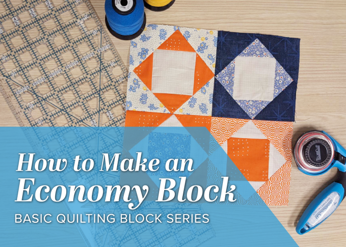 How to Make and Economy Quilt Block, Step-by-Step Instructions